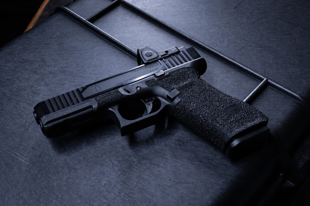 Custom Polymer Frame Texture ( Stippling ) Services - TRIARC Systems
