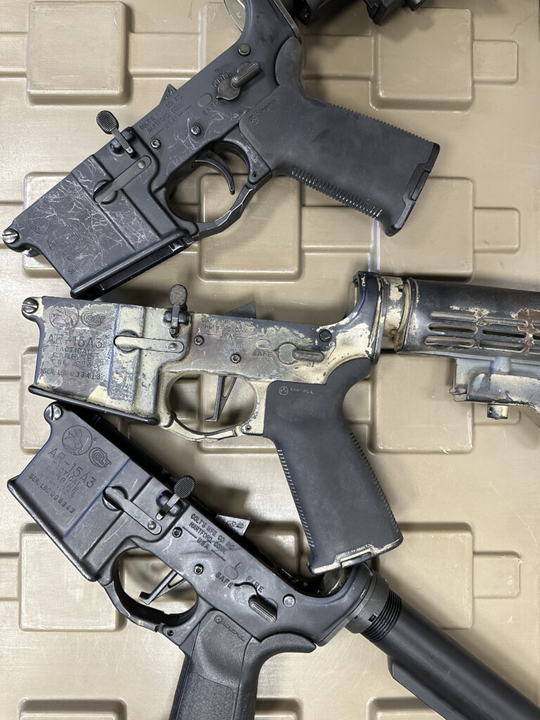 "RESTRICTED" marked Colt AR15-A3 Tactical Carbine Complete Lower ...