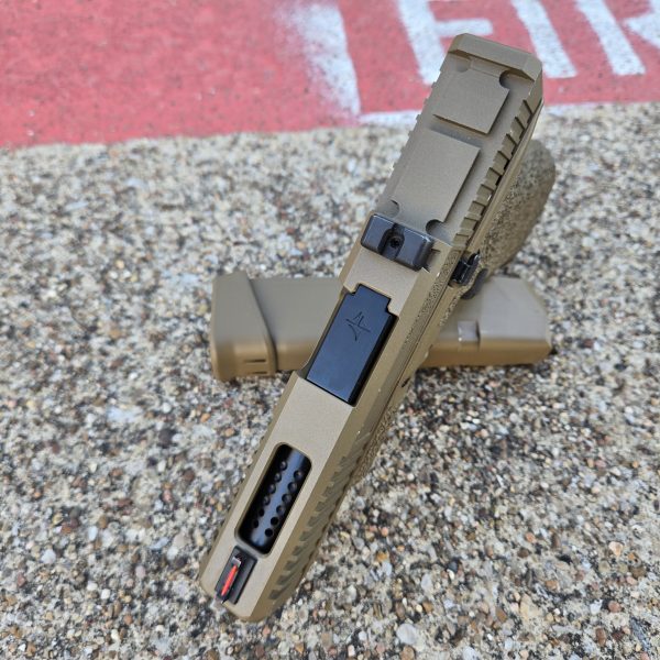 TRIARC Custom Built Glock 19X — Tan / ACRO Cut / Ported TRACK 2.0 / Top ...